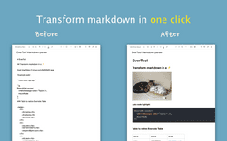 Markdown and code highlight for Evernote - EverTool